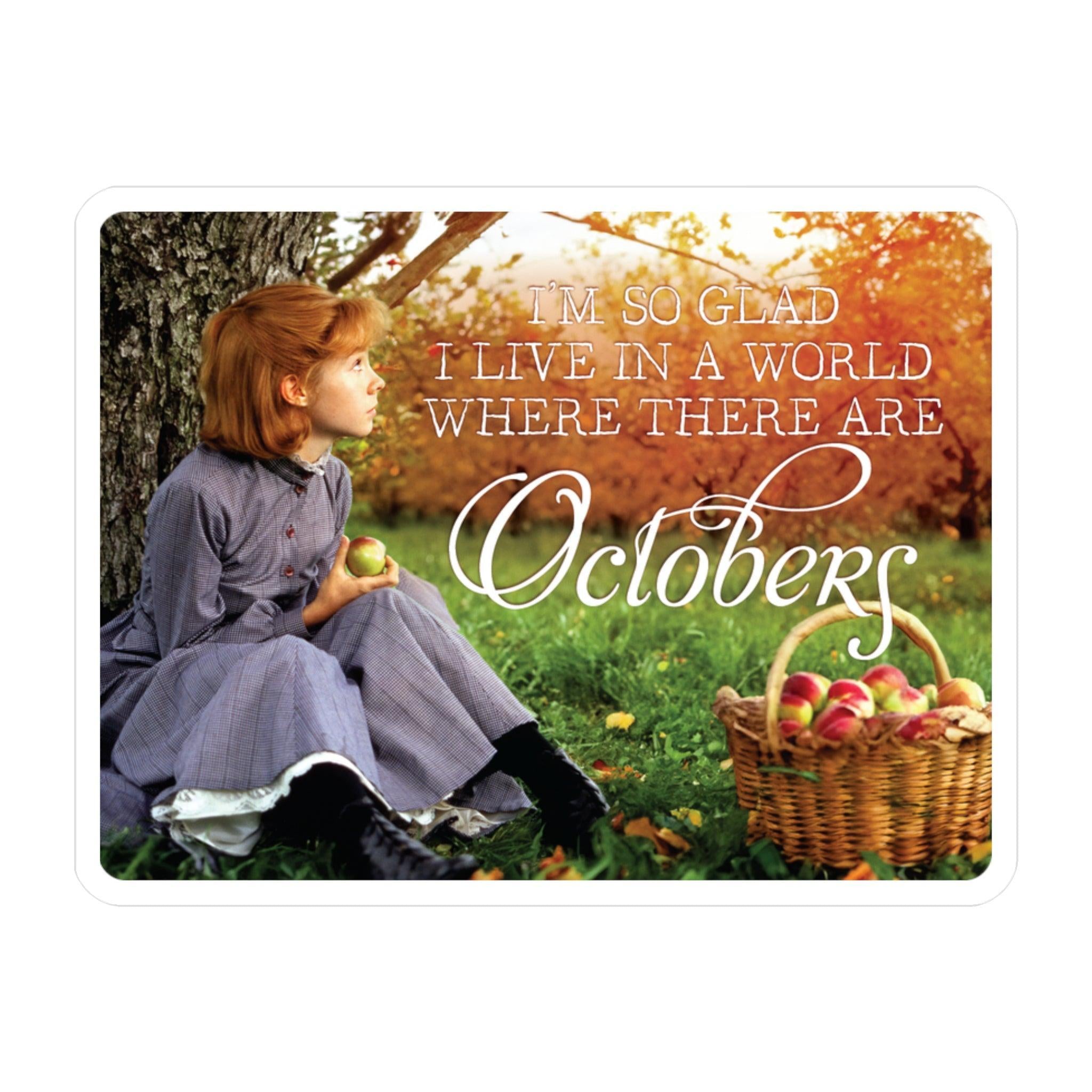 A World With Octobers Vinyl Sticker – Shop At Sullivan